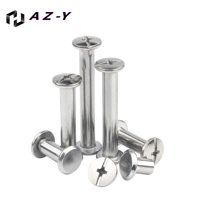 Combination bolt Photo album screw M3/M4/M5 SUS304 to lock nut butt ...