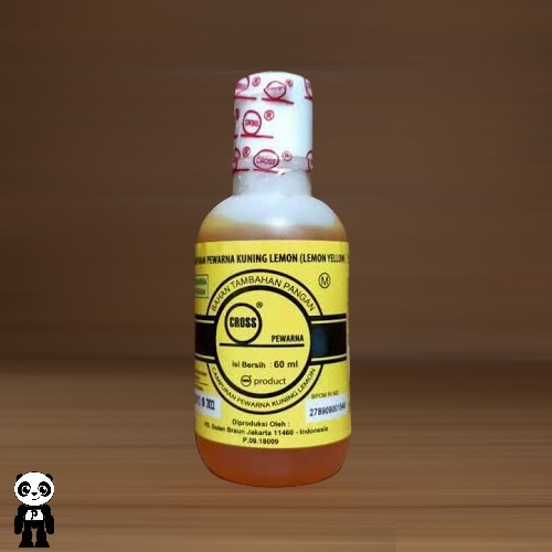 Cross Lemon Yellow Coloring 60ml Lemon Yellow Food Coloring | Shopee ...