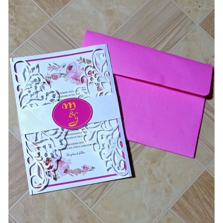 Laser Cut Invitation Shopee Philippines