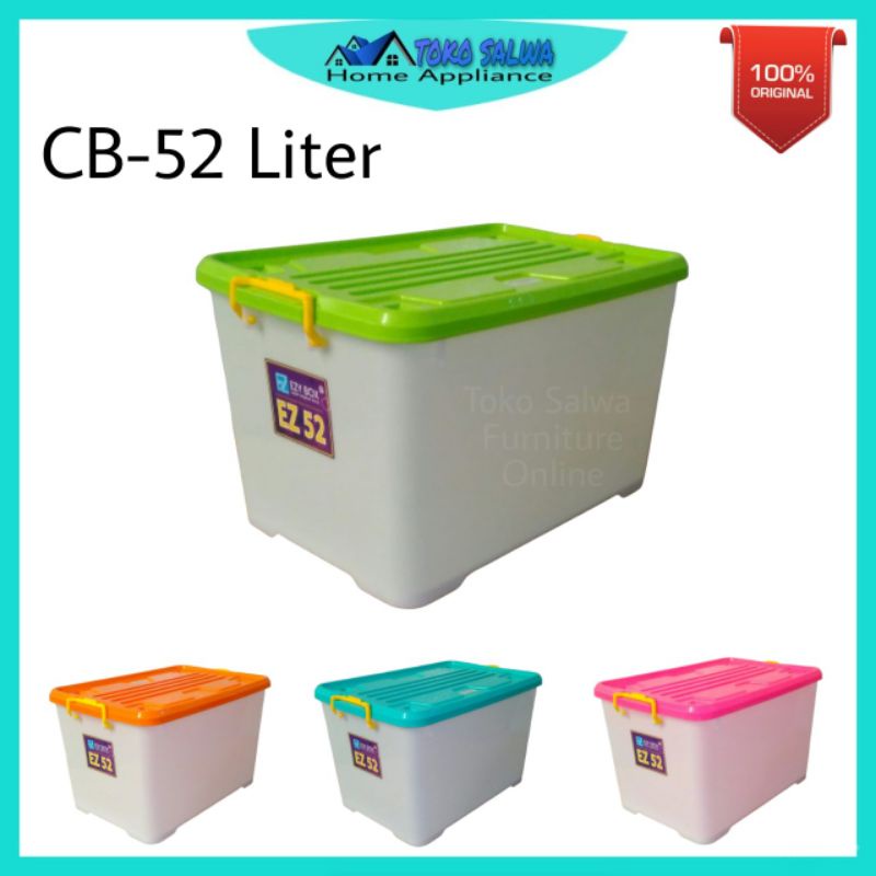 Container BOX EZY BOX BIGGY CB 52 LITER | Shopee Philippines