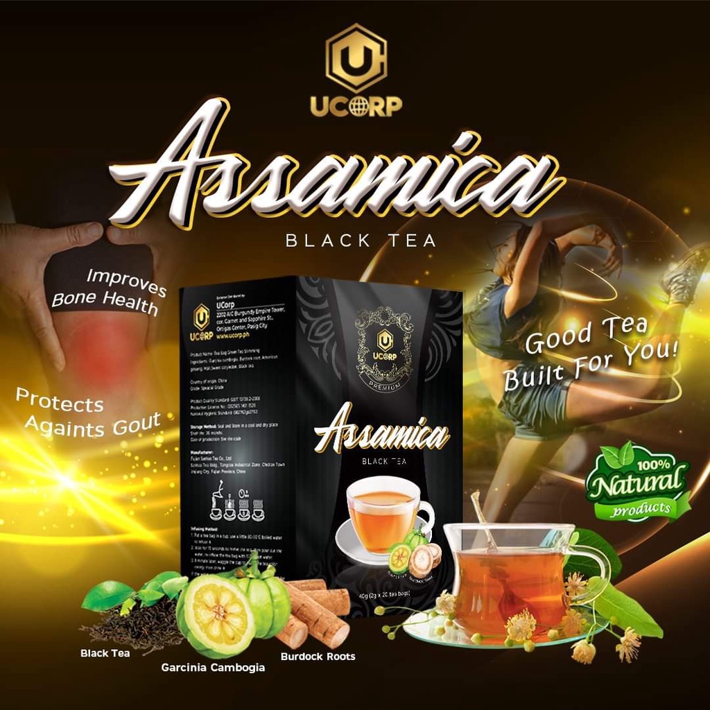 Assamica Black Tea (20 Tea bags Per 1 box)Legit and Original Packaging ...