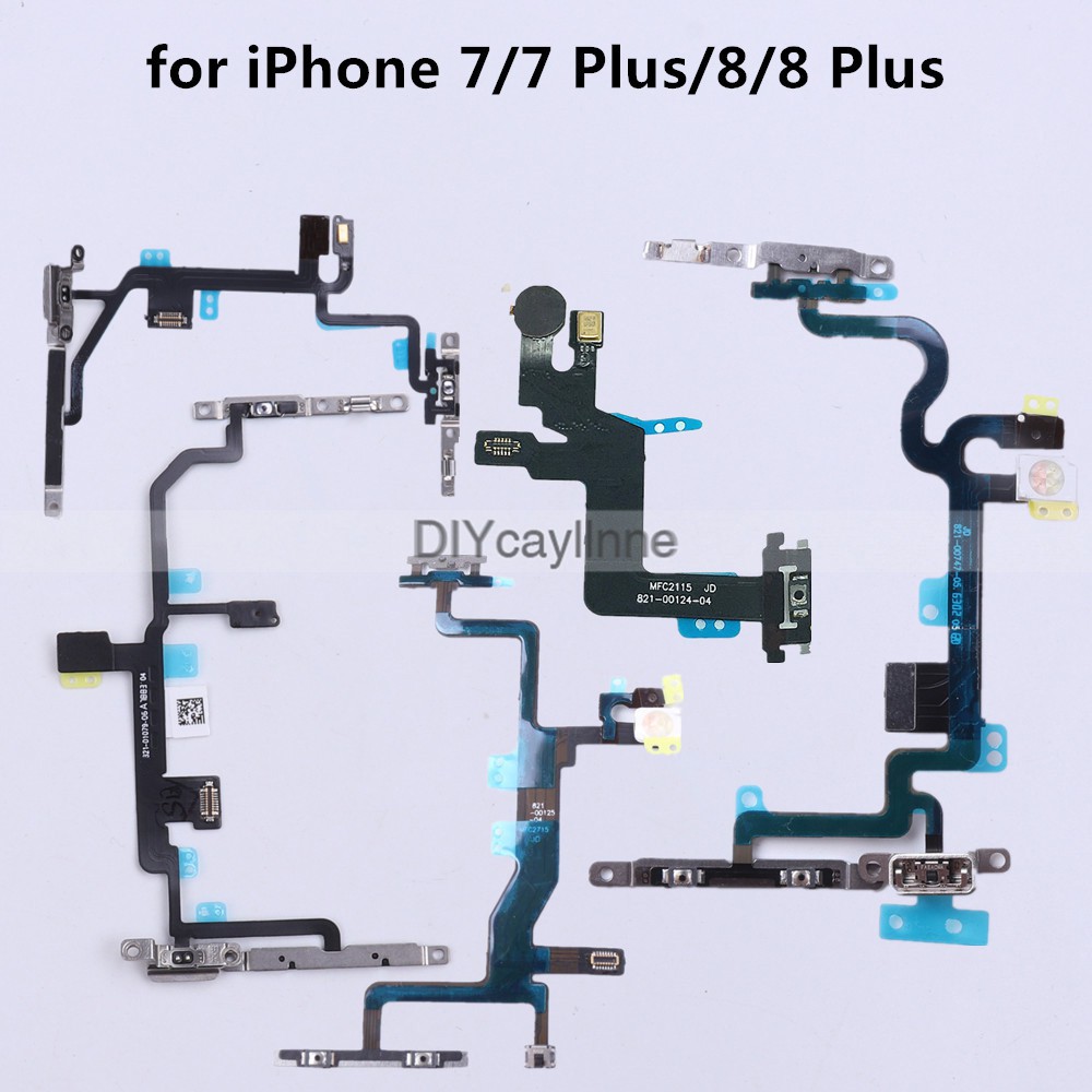 Power Flex for iPhone 7 plus 8G 8 plus Power Button Switch Flash Light ...