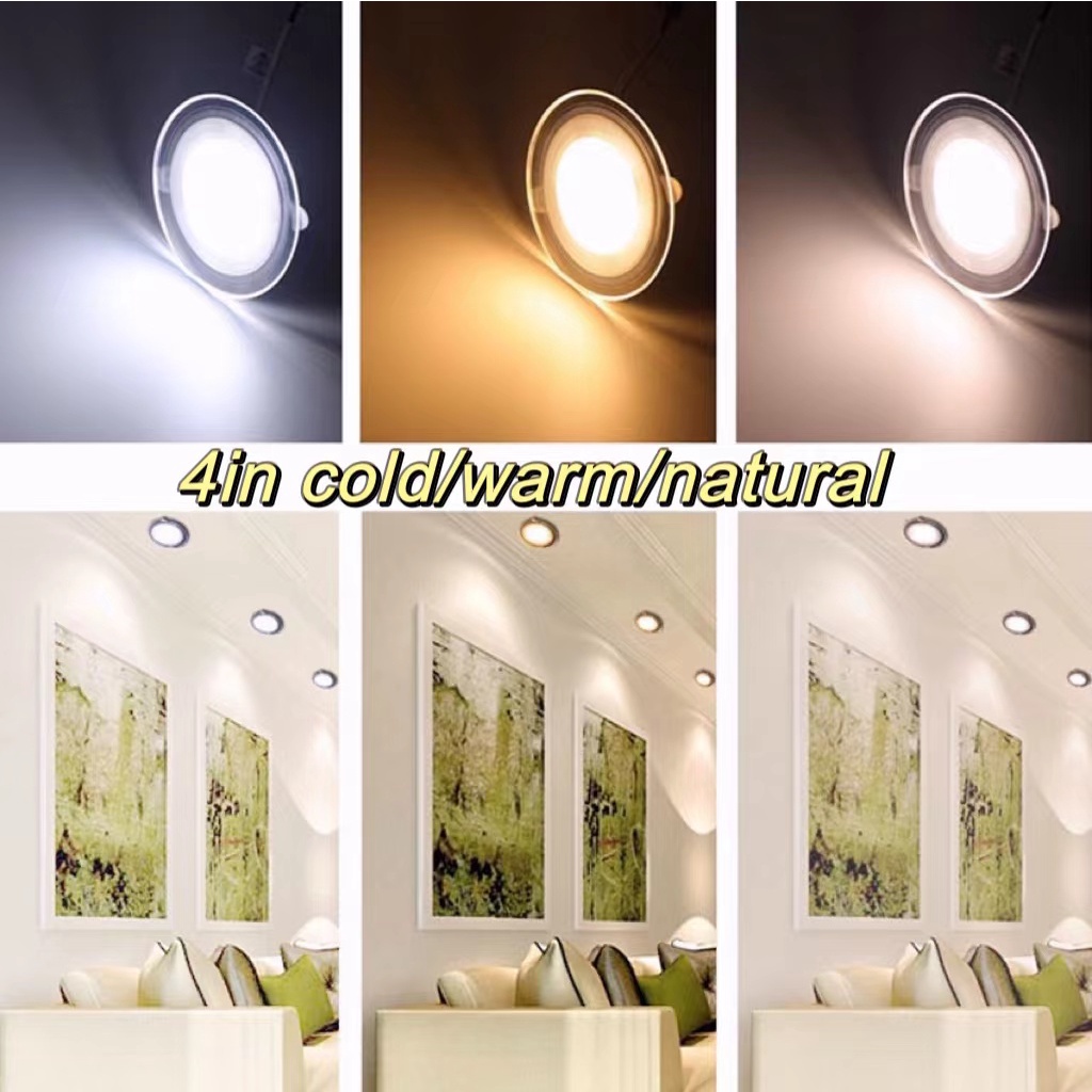 4/5 inch tricolor LED Pin Light dimming tricolor downlight needle lamp ...