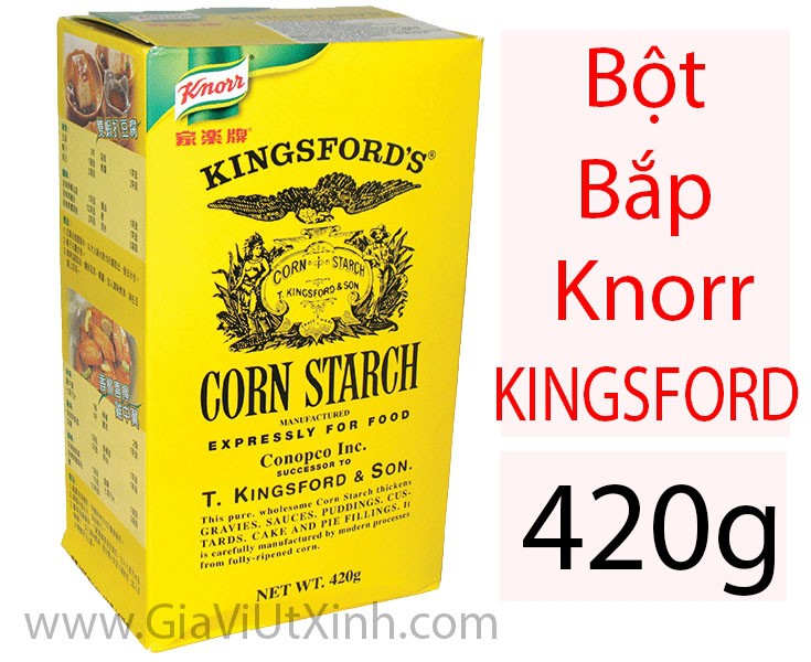 Knorr KINGSFORD CORN STARCH 420G | Shopee Philippines