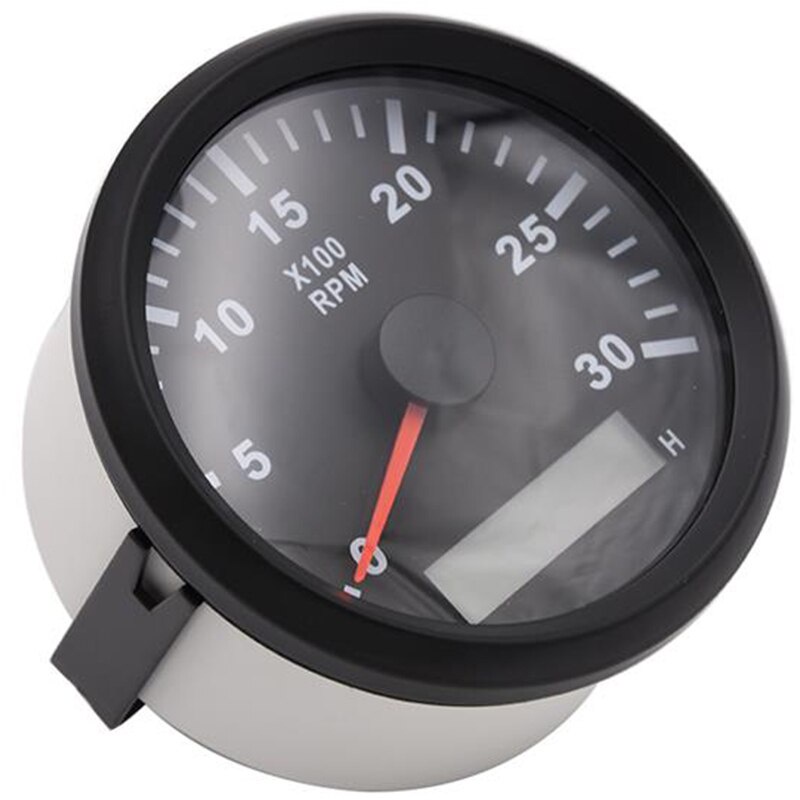 85mm Tachometer 3000RPM With Hour meter Truck Car Boat Diesel Engine ...