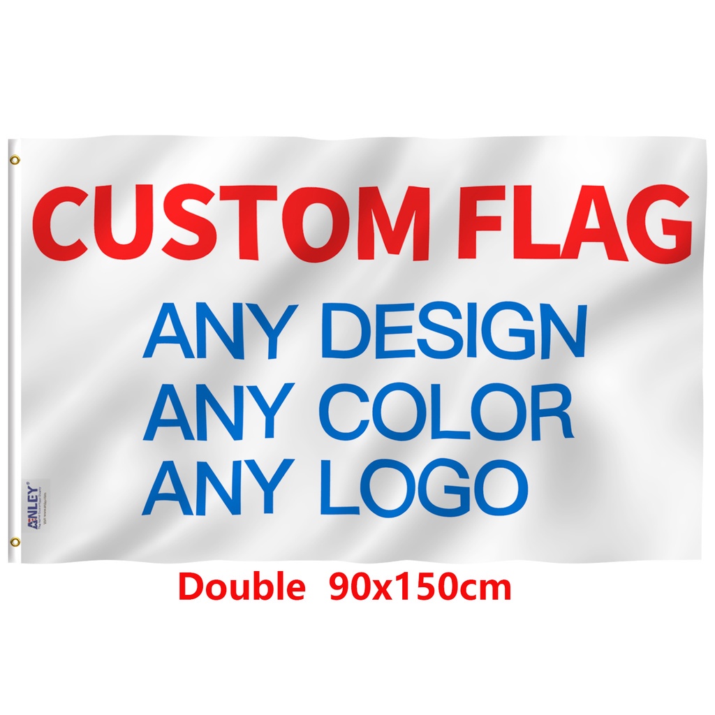 Anley Double Sided Custom Flag Customized Flags Banners - Print Your ...