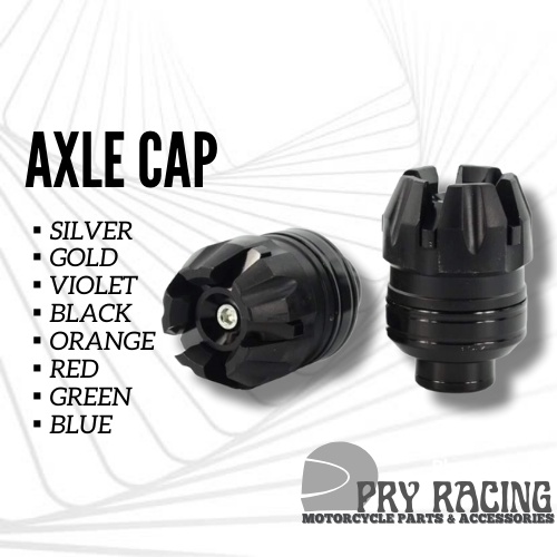PRY RACING MOTORCYCLE AXLE CAP FRONT SHOCK NUT CAP (1 PAIR) | Shopee ...