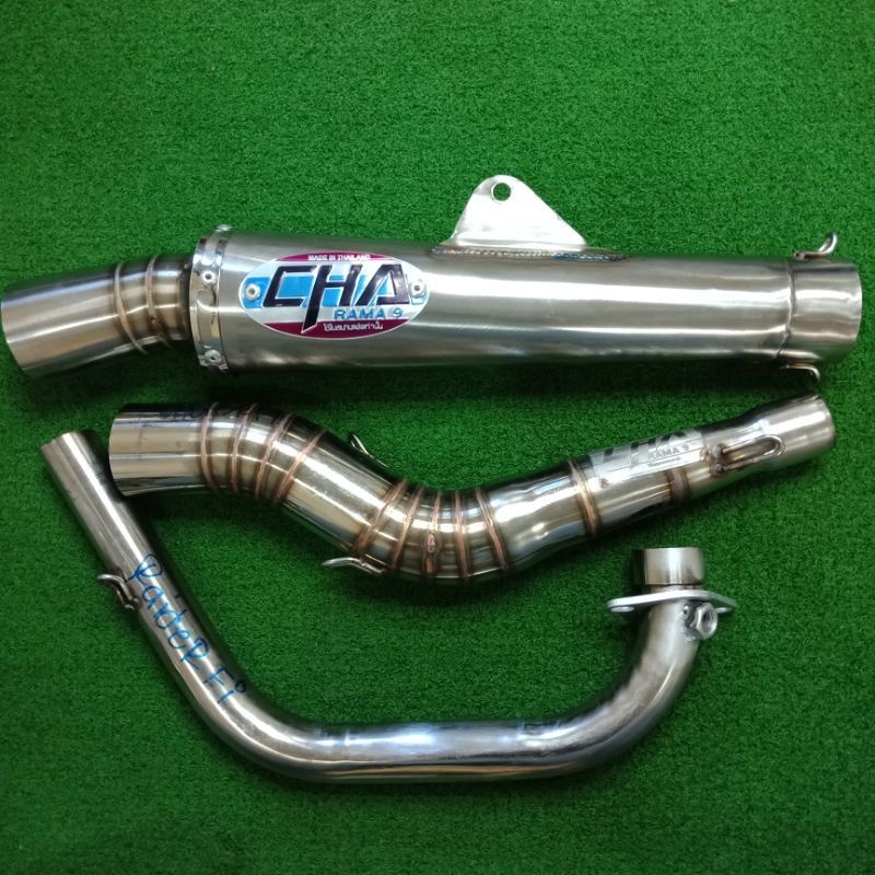 CHA RAMA Open pipe Screen type for RAIDER150Fi | Shopee Philippines