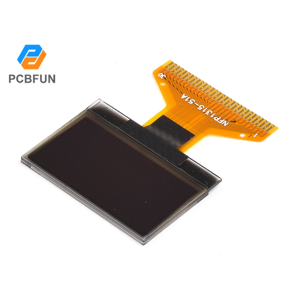 Pcbfun 0.96 Inch Monochrome Oled Lcd Screen Resolution 128X64 ...