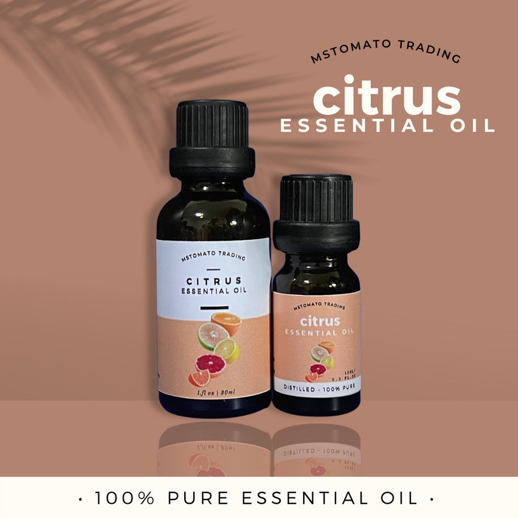 CITRUS Essential Oil 10ml-30ml for Aromatherapy and Cosmetics | Shopee ...