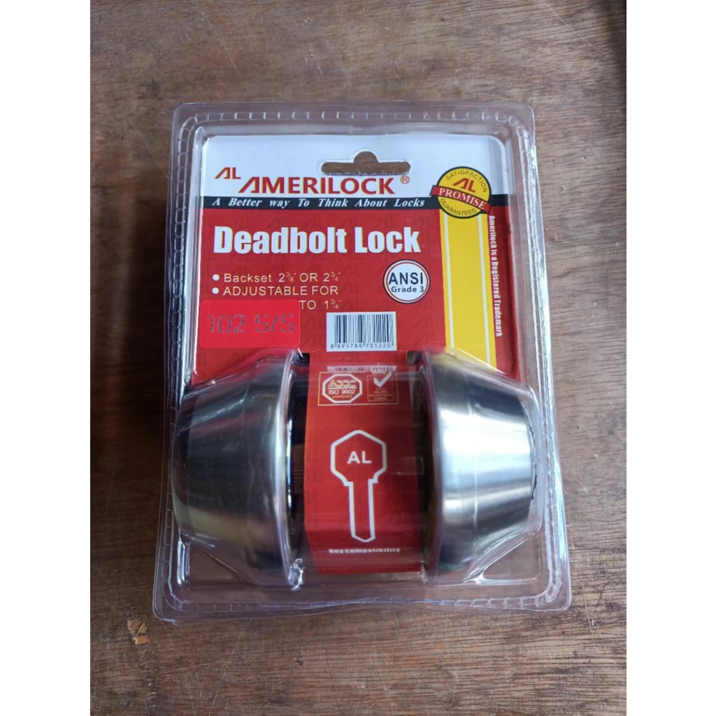 Amerilock Double Lock Deadbolt Single Deadlock / Double Deadlock (per ...