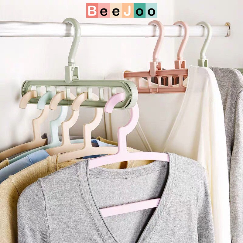 Multi-purpose 9-hole clothes hanger, smart clothes hanger | Shopee ...