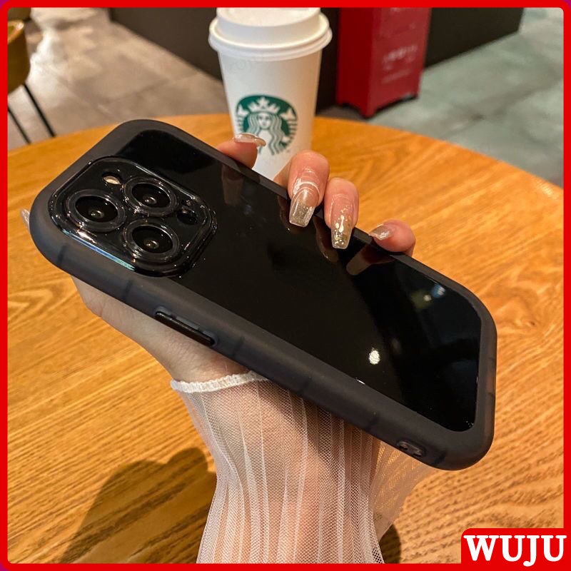 WUJU Cute Candy Transparent Shockproof Soft Case Compatible For iPhone 11 12 13 14 15 16 Pro Max ...