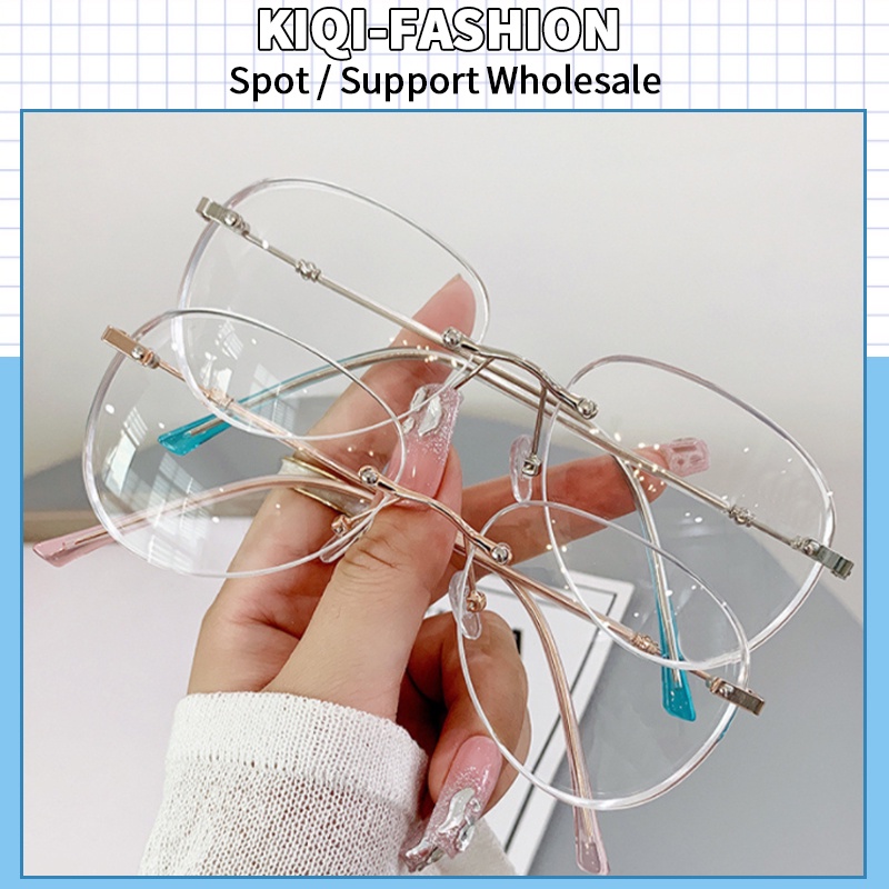 Fashion Rimless Graded Eyeglasses with Grade -100 150 200 250 300 350 ...