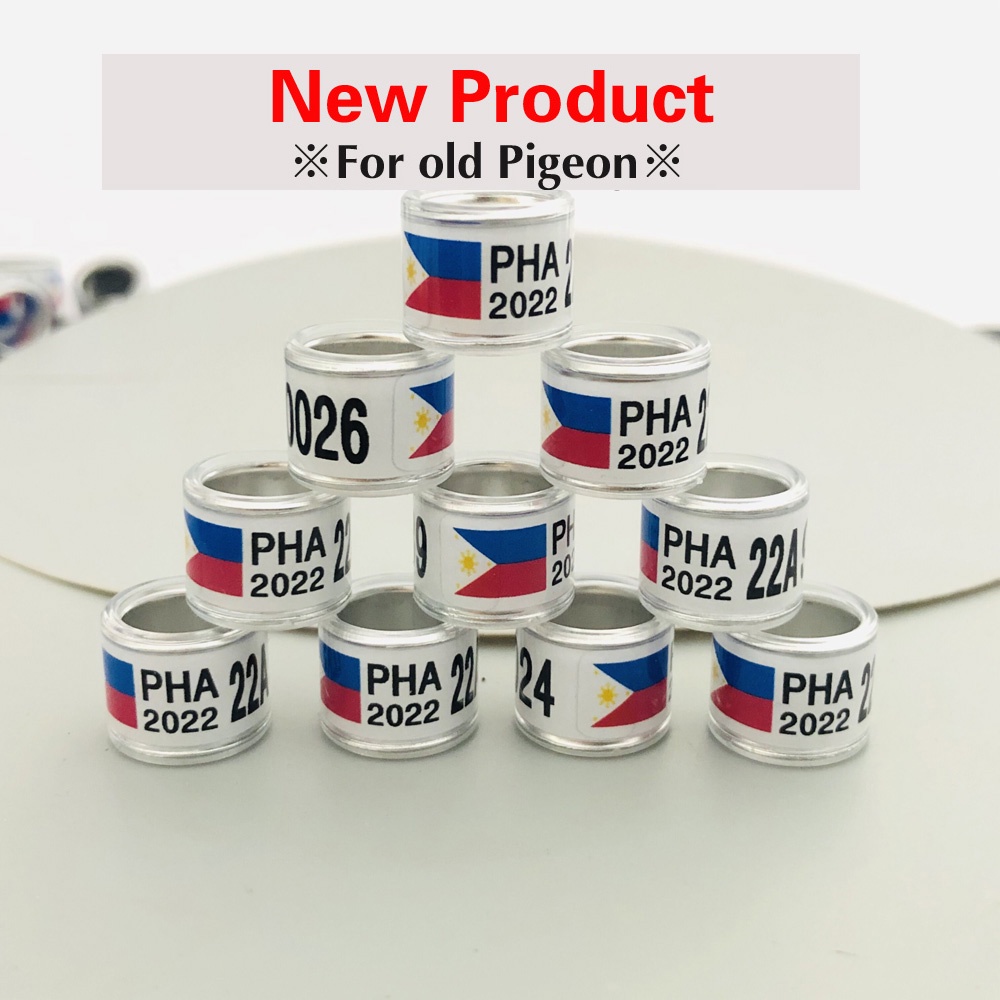 11Pcs/22Pcs/55Pcs PHA ring 2023 Pigeon ring Aluminium Bird Dove Racing ...