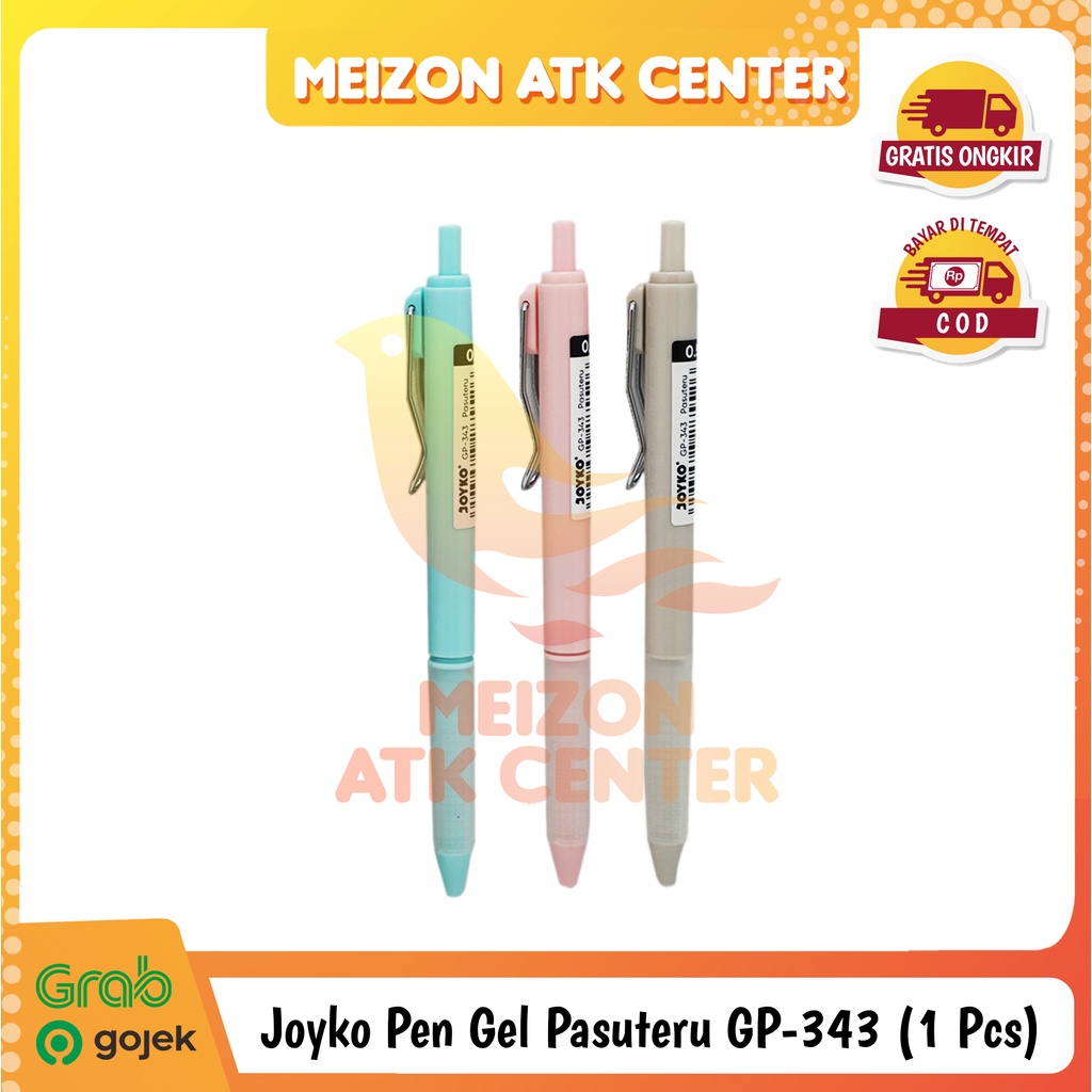 Joyko Gel Pen GP-343 Pasuteru 0.5mm Liquid Pen Ballpoint Pen (1 PCS) | Shopee Philippines
