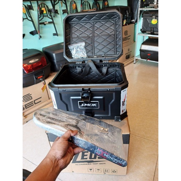 zeus top box 45liters with backrest | Shopee Philippines