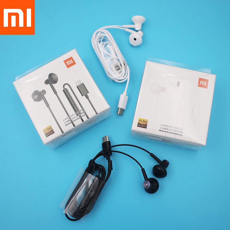 Mi 9 xiaoomi Type-C Earphone USB C In-Ear 3.5MM Headphones for Mi 11 10 ...