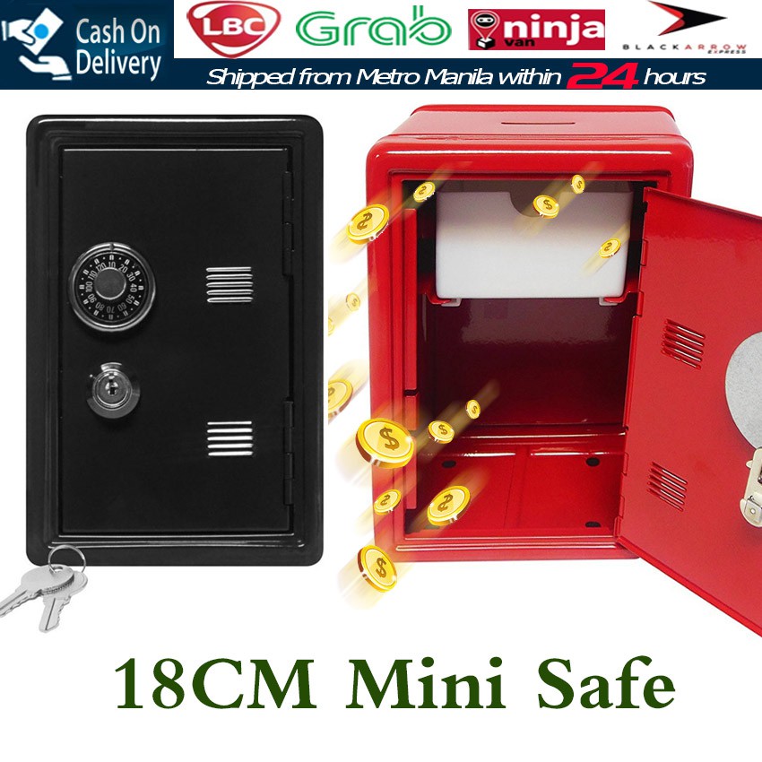 【Warranty 1 Year】Mini Safes Creative Money Safe box Crafts Money Box ...