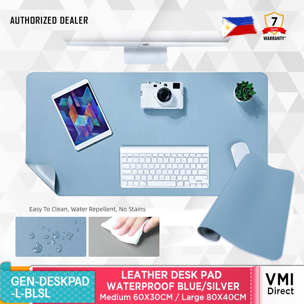 Waterproof PU Leather Non-slip Portable Gaming Desk Table Mouse Pad 60 ...