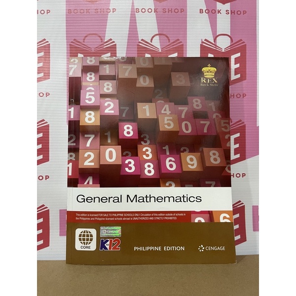 AUTHENTIC Kto12 General Mathematics Philippine Edition CENGAGE | Shopee ...