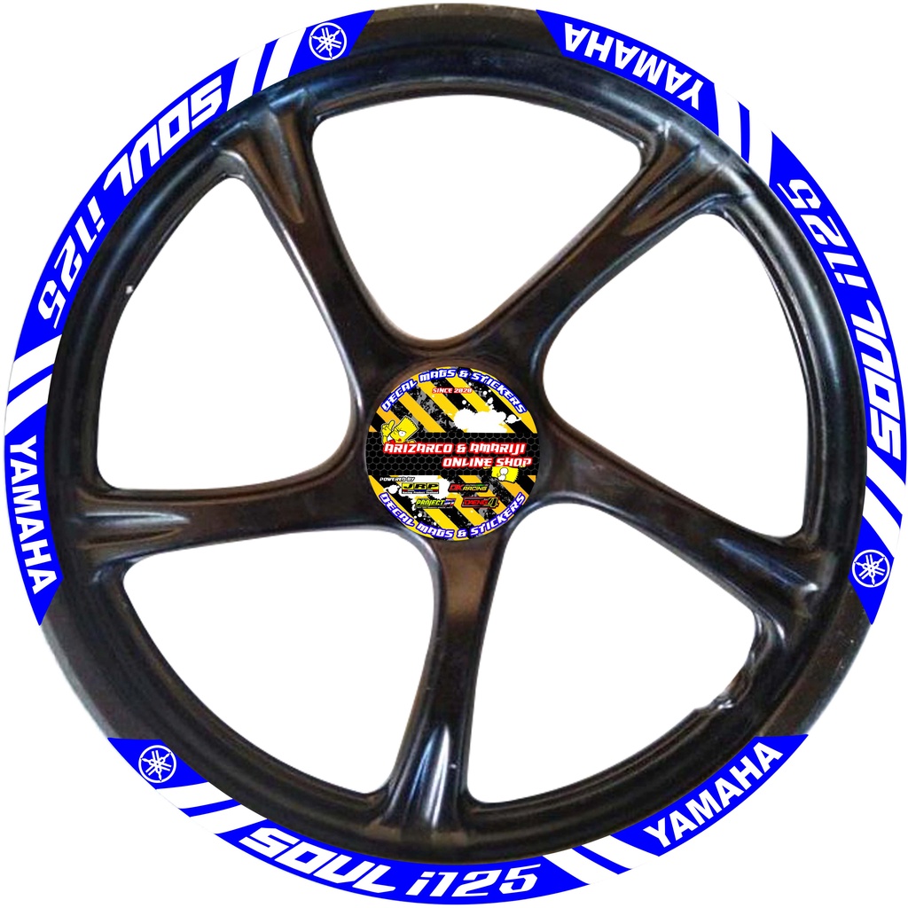 MIO SOUL i 125 YAMAHA DECAL MAG PRINTED STICKER GOOD FOR 2 MAGS ...