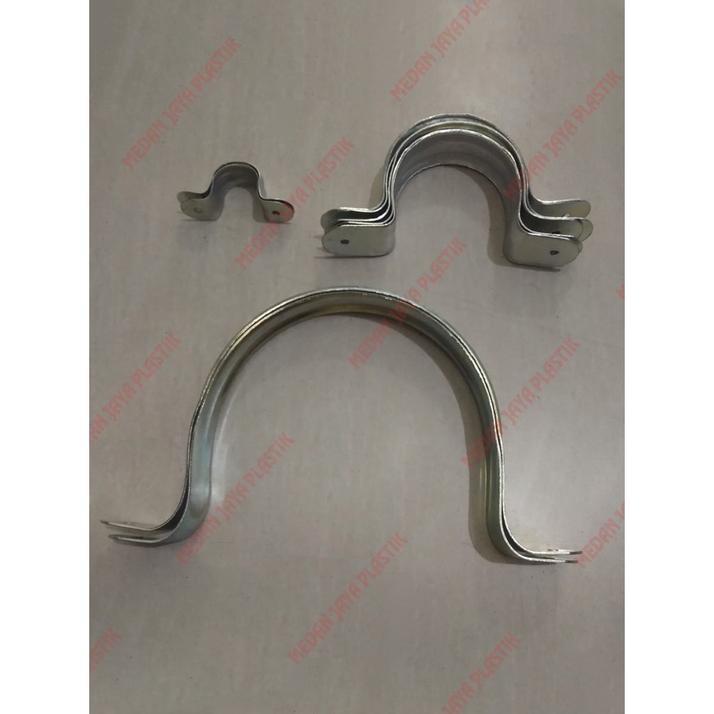 1/2" Inch Pipe Clamps / Iron Plate Clamps / Paralon Clamps / PVC Pipe ...