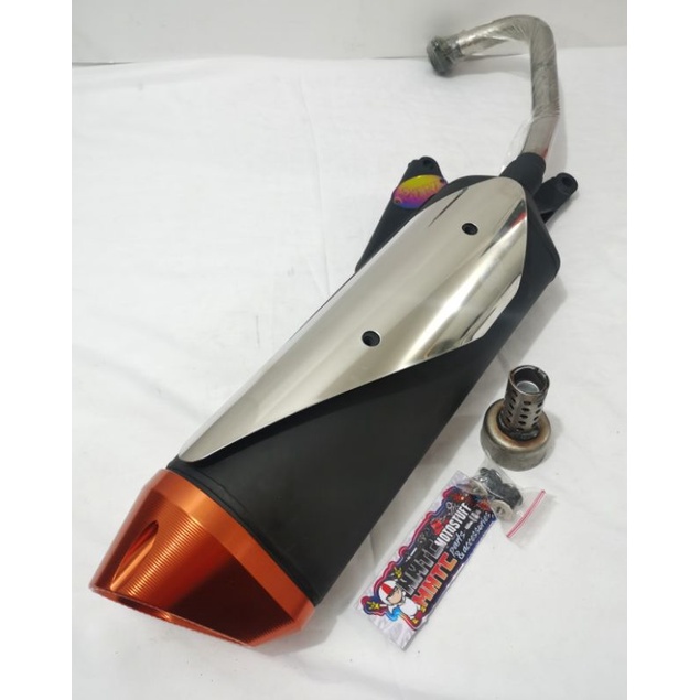 MTRT EVO 3 PIPE WITH SILENCER 160CC UP MIO/SPORTY/AMORE | Shopee ...