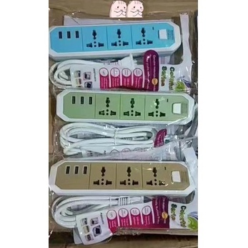 100% Original Power Universal Outlet 3 USB Port 3 UK Power Socket ...