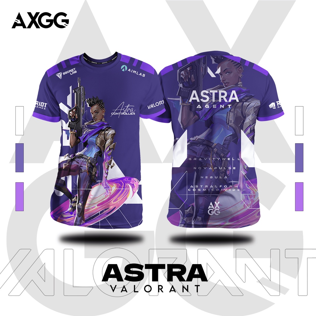 AXGG "Valorant - Astra" Gaming T-Shirt | Shopee Philippines