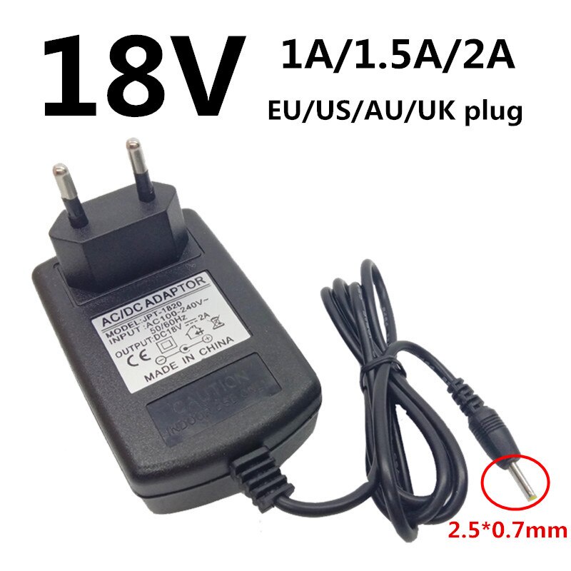 18V AC 220V To 18V DC Power Supply 18V 1A 1.5A 2A Power Adapter Supply ...