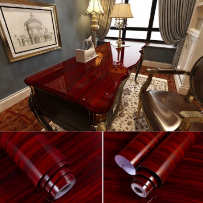 KAYU MERAH Red Wood Wall wallpaper | Shopee Philippines