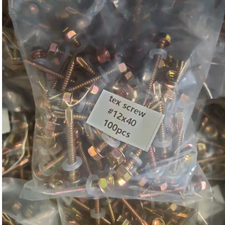 screw king-per pack Texscrew 100pcs tex crew for metal full size 20mm ...