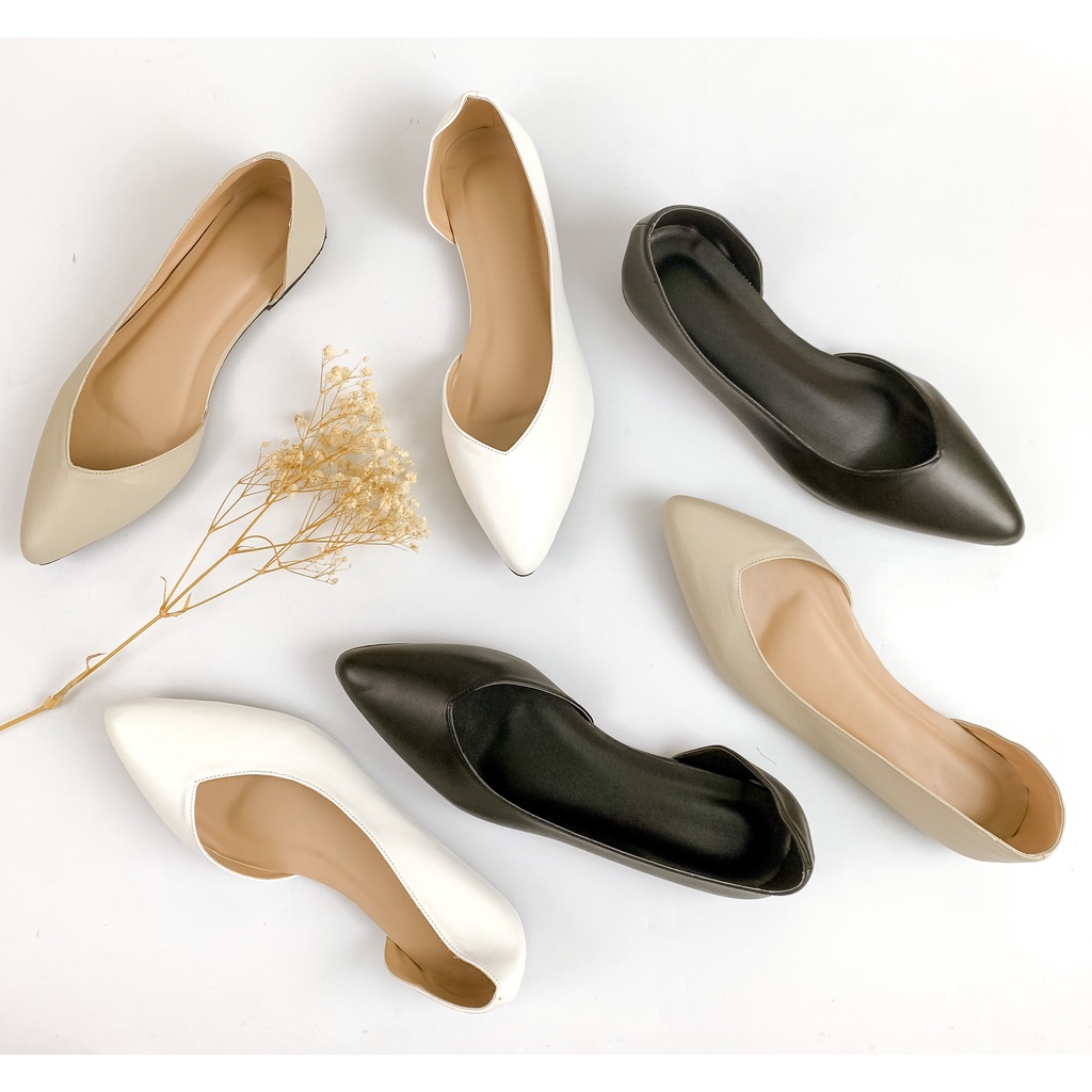 Milan Official Mica Pointed Doll Shoes | Shopee Philippines