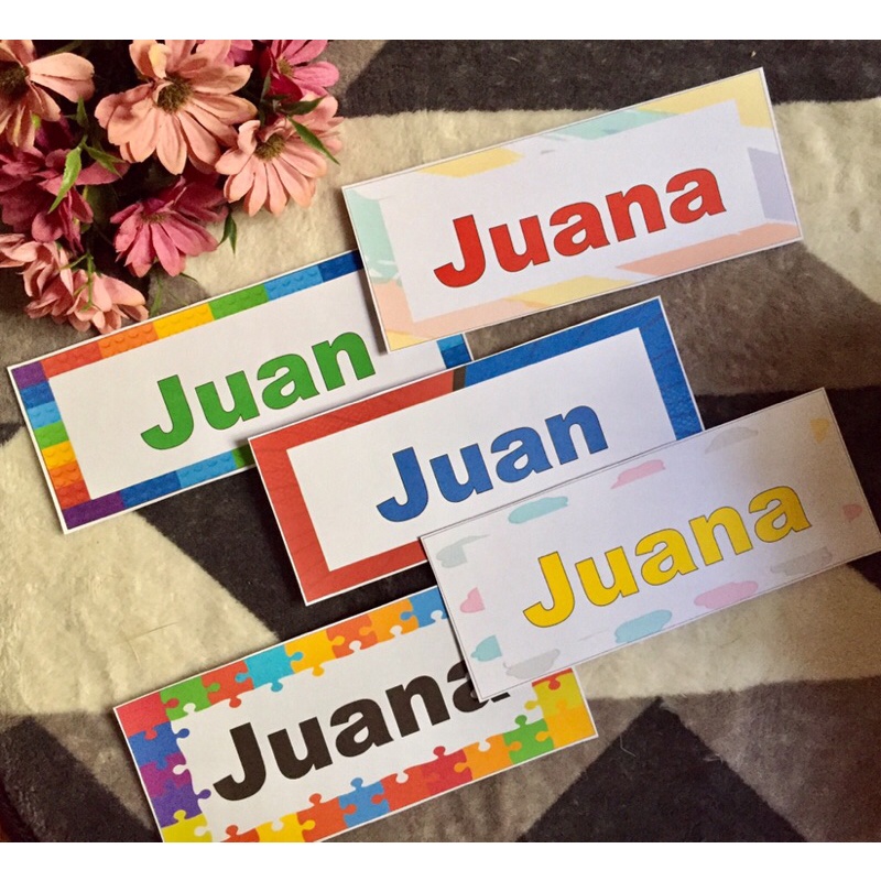 PERSONALIZED LAMINATED NAME TAG | Shopee Philippines