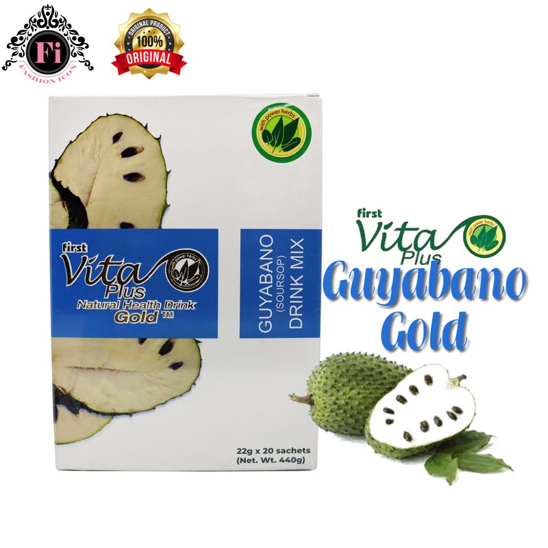 First Vita Plus Gold Guyabano Natural Health Drink 20s | Shopee Philippines