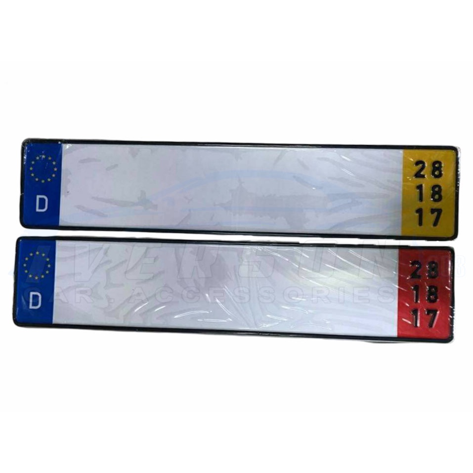 Car Plate Extension Euro Plate | Shopee Philippines