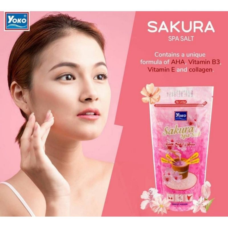 Yoko Sakura Spa Salt 300g | Shopee Philippines