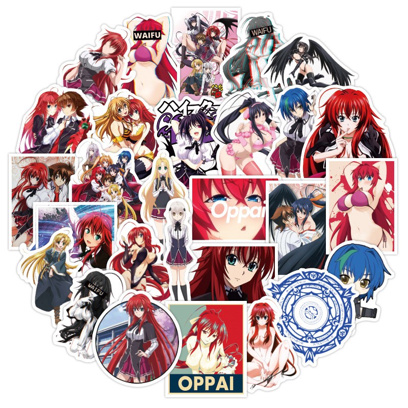 Y&P| 100pcs High School DxD Graffiti Waterproof Stickers Set | Shopee ...