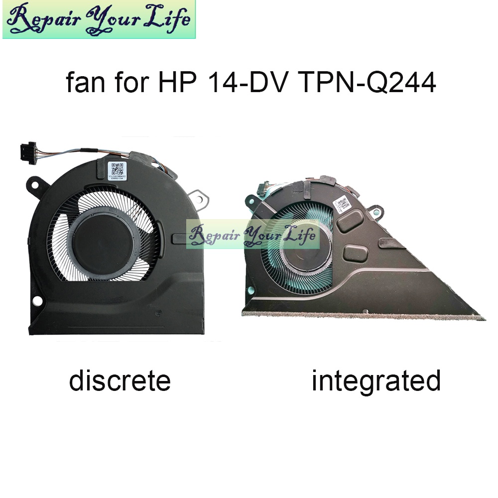 Notebook Pc Radiator Cooling Fans For HP Pavilion 14-Dv Tpn-Q244 ...