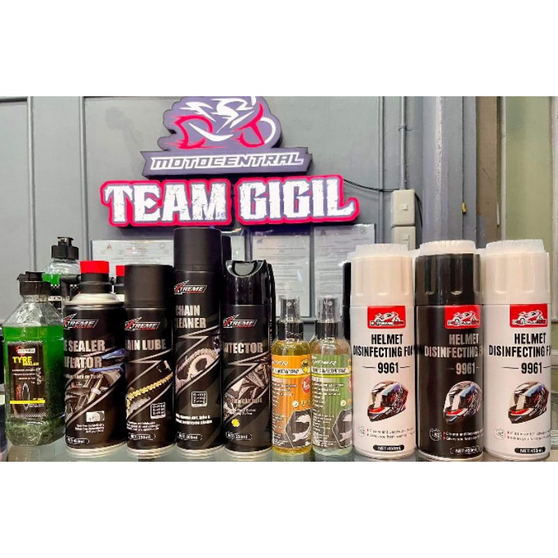 MOTORCYCLE CARE PRODUCTS (PACKAGE) | Shopee Philippines
