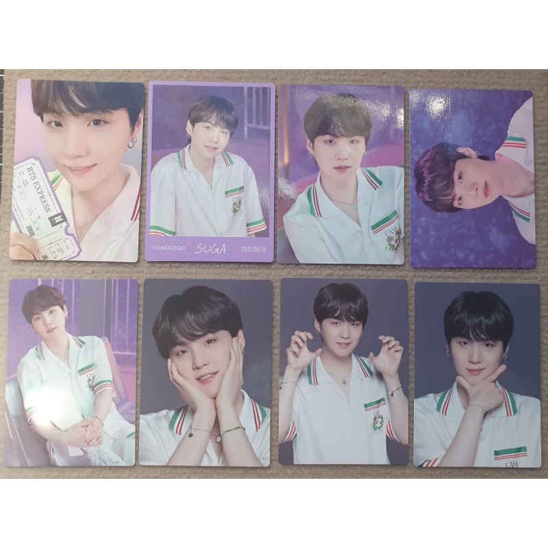 (RESTOCK!) OFFICIAL BTS Yoongi Suga Sowoozoo Mini Photocard SWZ PC ...