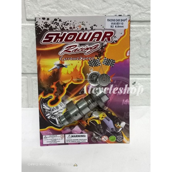 SHOWAR CAMSHAFT RACING FOR WAVE 110/WAVE 100 6.8mm STAGE5 | Shopee ...