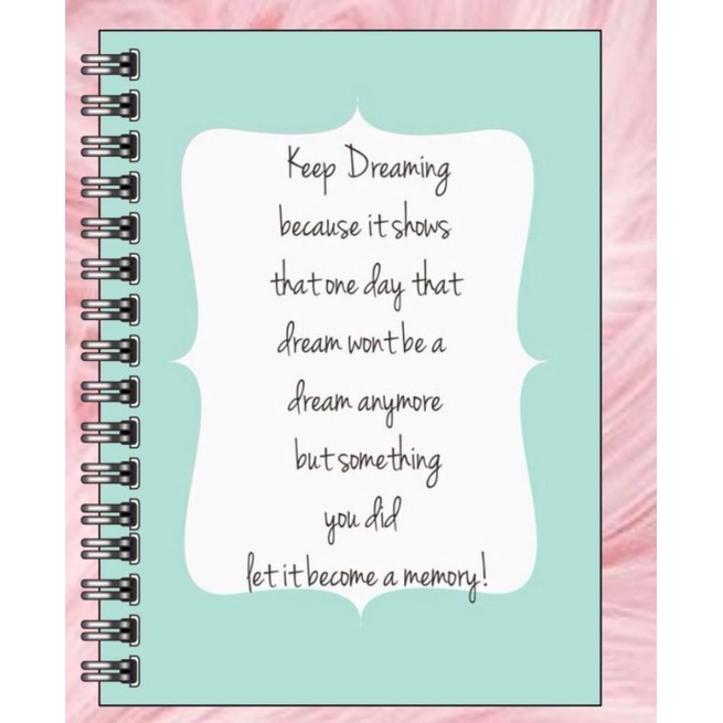 Personalized Notebook, Tickler, A6 size, A5 size | Shopee Philippines