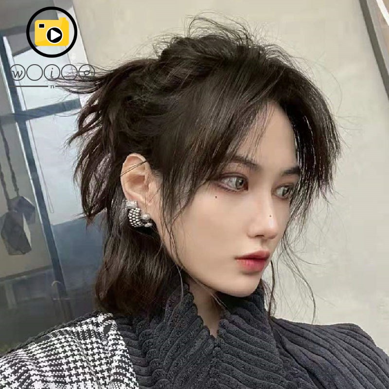 (Products Available and stock are enough)Men's Wig mullet wolf head ...