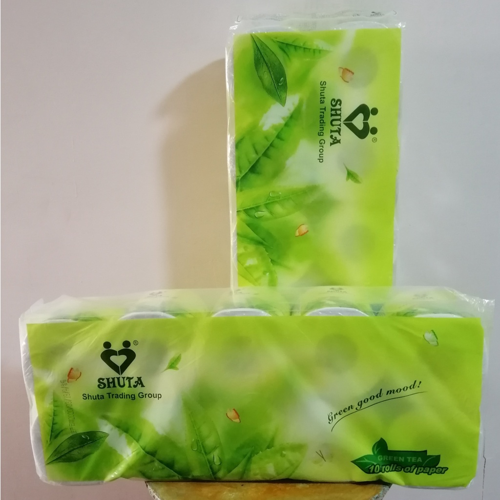 Per Pack 10's - Shuta Green Tissue Roll 125g (S-0011) | Shopee Philippines