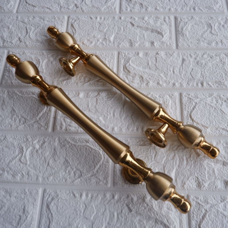 Door Pull HANDLE Combination Yellow Gold Color With Yellow Copper ...