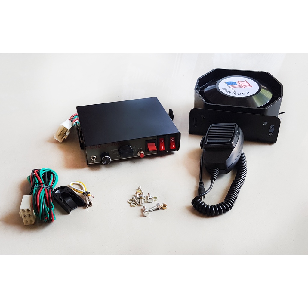 Code 3 Siren with Mic and Speaker Wang Wang | Shopee Philippines