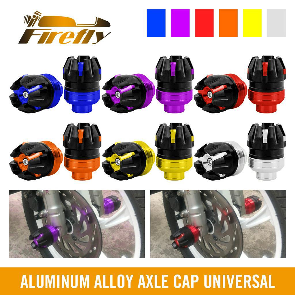 Firefly Motorcycle Axle Cap Cnc Aluminum Alloy Heavy Duty Universal ...