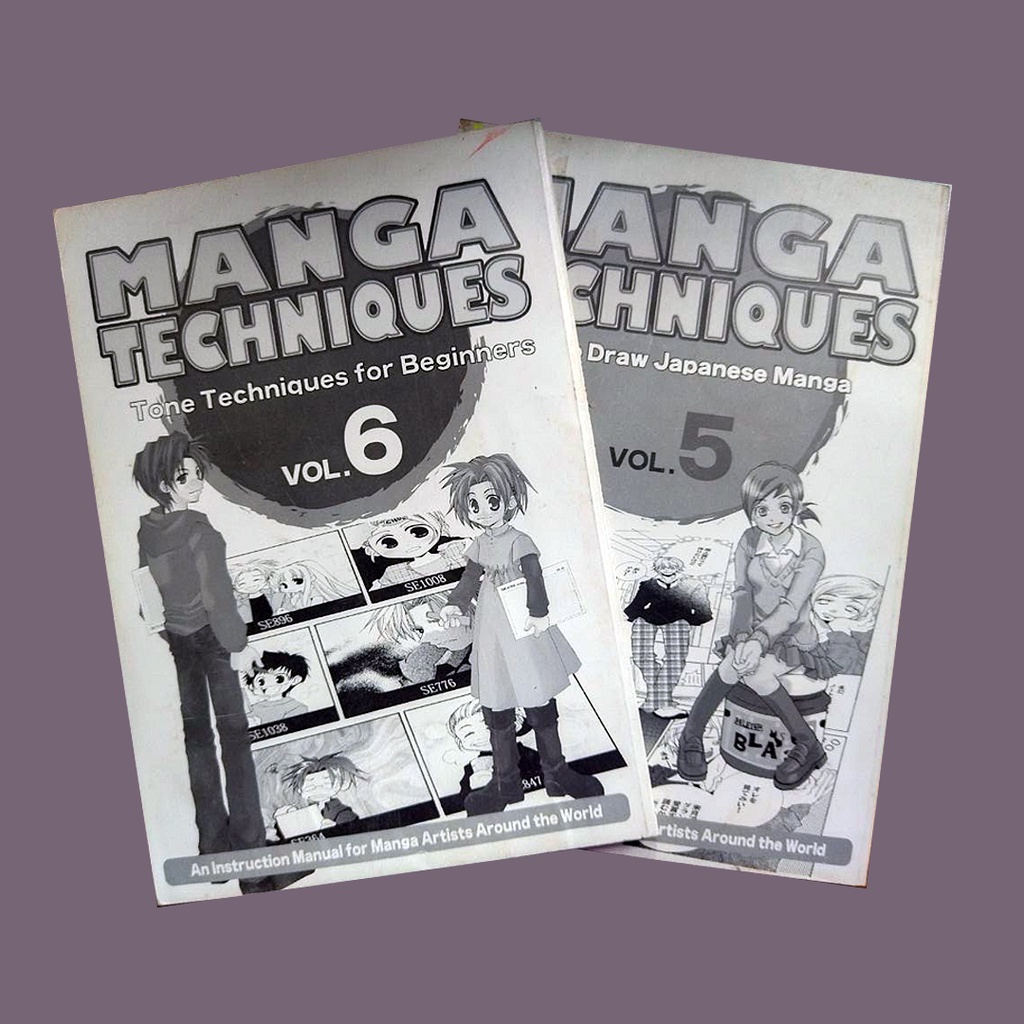 Manga Techniques Volume 5 & 6 How to Draw Japanese Manga Tone ...